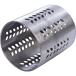 Stainless Steel Cutlery Holder,Chopsticks Holder,Chrome-Plated Alloy Spoon Knife Fork Sink Basket Storage Organizer Stand ,Valentine Day Gifts