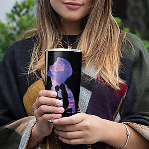 Mom Gifts from Son - 20oz Stainless Steel Insulated Purple Galaxy Mom Tumbler Present - Christmas, Valentine's Day, Mom Birthday Gifts, Mothers Day Gifts from Daughter for Mom, New Mom, Bonus Mom