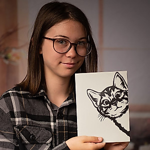 Cat Pop Up Card by DEVINE Popup Cards w/envelope (8"x6") | Pop Up Greeting Cards | Pop Up Birthday Cards for Women Mom | Funny 3D Cards All Occasion Love