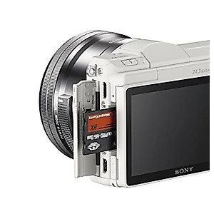 Sony a5100 16-50mm Mirrorless Digital Camera with 3-Inch Flip Up LCD (White)