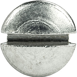 1/4-20 x 2-1/2" Slotted Oval Head Machine Screws Stainless Steel 18-8 Qty 25 D&J