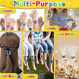 Slap Bracelets Kids Party Favors 48PCS Snap Bracelet Wrist Bands for Boys Girls Birthday Gift Treasure Box Classroom Rewards Goodie Bag Fillers Pinata Stuffers Xmas Easter Valentine Halloween Supplies
