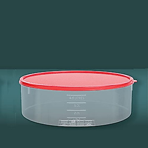 HOUZZKINGZ USA Pie Carrier Cake Storage Container with Lid | 10.5" Large Round Plastic Cupcake Cheesecake Muffin Flan Cookie Airtight Tortilla Holder | Pie Keeper Transport Container