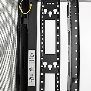 StarTech.com 4-Post 42U Server Rack Cabinet, 19" Data Rack Cabinet for IT Equipment Mount, Full Size Network Cabinet Storage