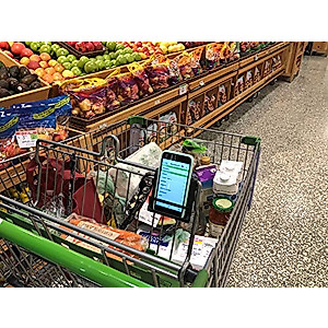 Cart Phone Caddy - Smartphone Holder for Shopping Cart - Safely Secures Cell Phone While you Shop