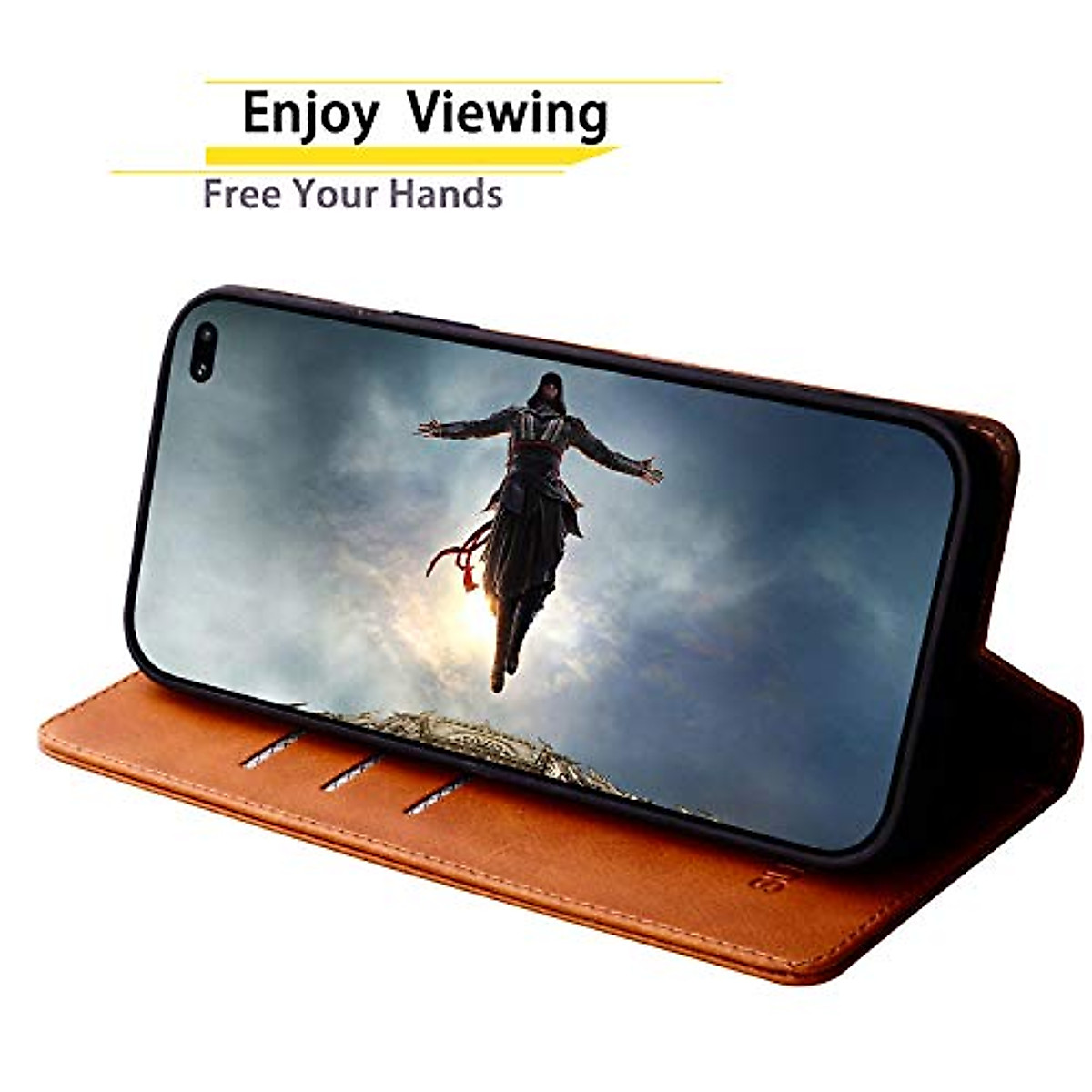 SUANPOT for Samsung Galaxy S10+ /S10 Plus 6.4 (Not Fit S10,S10e) Leather Wallet case with RFID Blocking Credit Card Holder, Flip Folio Book Cell Phone Cover Shockproof case Wallet Pocket 2018 Brown