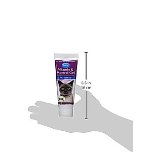 Pet-Ag Vitamin & Mineral Gel Supplement for Cats - 3.5 oz - Provides Basic Daily Vitamins & Minerals for Cats 4 Months and Older - Easy to Digest