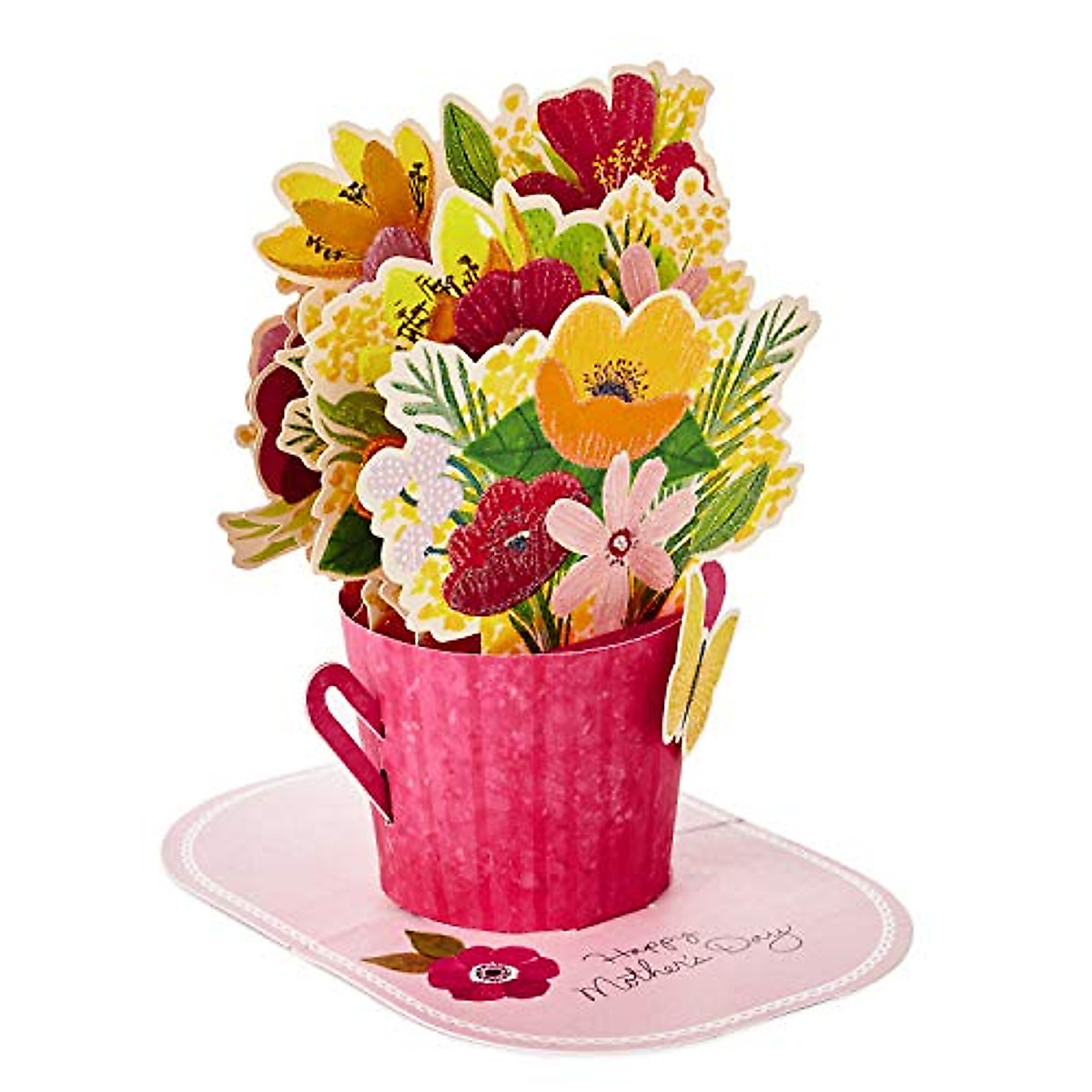 Hallmark Paper Wonder Mothers Day Pop Up Card (Flower Bouquet, You Deserve This Day)