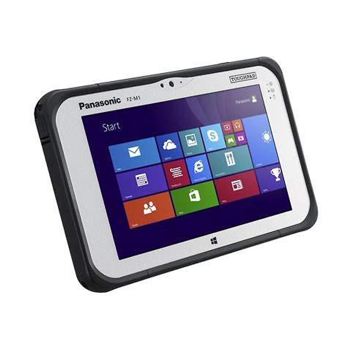 Panasonic Toughpad M1, FZ-M1, FZ-M1CEBEABM, Intel Core i5-4302Y @1.6GHz, 8GB, 128GB SSD, Wi-fi, Bluetooth, 4G LTE, Win 10 Pro, TPM 1.2, Camera, Webcam, 2D Barcode Laser (EA30), Bridge Battery