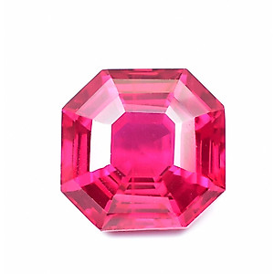 6.95 Ctw Flawless Mozambique Pigeon Blood Red Ruby Radiant Cut Gemstone GIT Certified Beautiful and Luster Making Jewelry & Ring Product