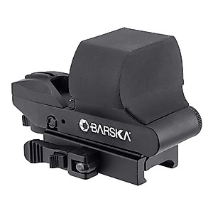 Barska AC13154 1x40 ION Red Dot Reflex Sight Multi Reticle with Mount, Black