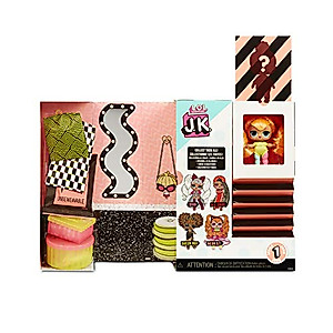 L.O.L. Surprise! JK Neon Q.T. Mini Fashion Doll with 15 Surprises Including Dress Up Doll Outfits, Exclusive Doll Accessories- Gifts for Girls and Mix Match Tosy for Kids 4-15 Years