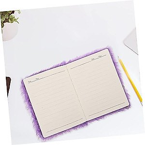 CLoxks diary of a wimpy kid books Pink Journal Travel Notebook Travel Scrapbook Memo Note Book Fur Diary Paper for Writing Plush Fashionable Notebook Practical Diary Book diary book