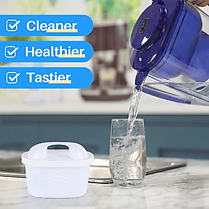 ICEPURE 1001122 Replacement Brita Maxtra+ Pitcher Water Filters，7 Stage Filteration System to Purify，Pack of 3