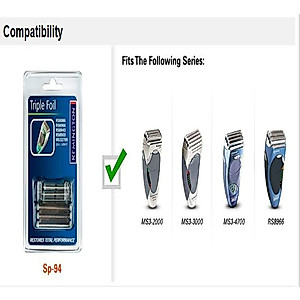 Remington Microscreen 3 TCT Replacement Screen and Cutters- SP94