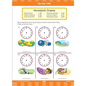 School Zone Big First Grade Workbook: 320 Pages, Ages 6 to 7, 1st Grade, Reading Comprehension, Phonics, Spelling, Vocabulary, Basic Math, Time, Money, Fractions, and More