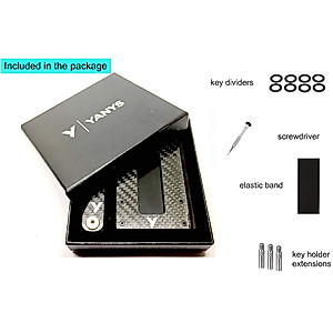 YANYS Sale Minimalist Wallet and Card Holder | Smart Key Organizer | Gift for Men and Women