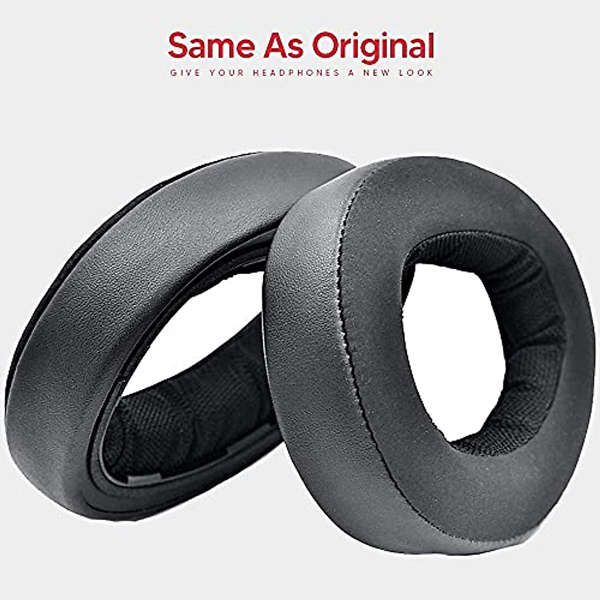 GSP 600 Ear Pads, Replacement Protein Leather Memory Foam Headphone Earpads Ear Cushion Pad for Sennheiser GSP 670 GSP 500 GSP 600 Gaming Headset