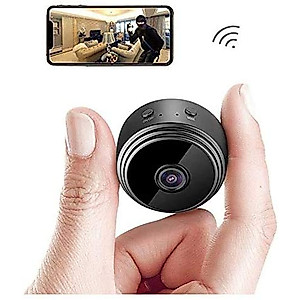 YADACAM Mini Spy Hidden Camera，Portable Wireless HD 1080P Small Nanny Cop IP Cam Home Security Motion Detection Nigh Vision Remote View Video Recorder
