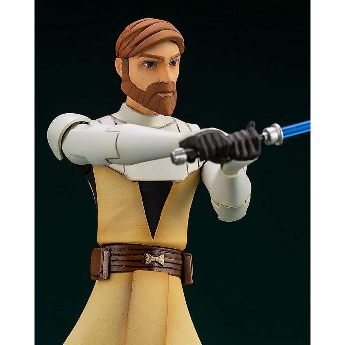 Kotobukiya Star Wars: The Clone Wars: OBI Wan Kenobi ArtFX+ Statue, Multicolor
