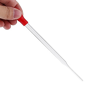 SDENSHI 5Pcs Glass Droppers Pipettes Dropping Pipettes Liquid Pipettors with Cap