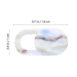 SOLUSTRE 3 Pcs Camera Privacy Cover Phone Webcam Cover Webcam Sticker Tablet Camera Cover Computer Stickers for Laptop Webcam Sliding Cover Slider abs Protective case Personality