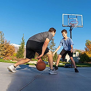 Lifetime 90176 Portable Basketball System, 52 Inch Shatterproof Backboard