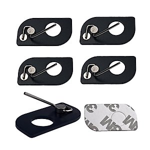 - QI HUO JU - 4Pcs Recurve Bow Arrow Rest Archery Magnetic Arrow Rest Adhesive Back Stick on Arrow Rest Right and Left Hand for Recurve Bow Hunting Targeting (Left Hand)