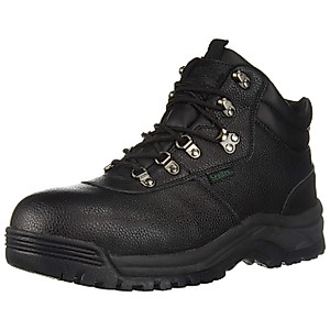 Propét Mens Shield Walker 6 Inch Waterproof Composite Toe Work Safety Shoes Casual - Black - Size 10 D