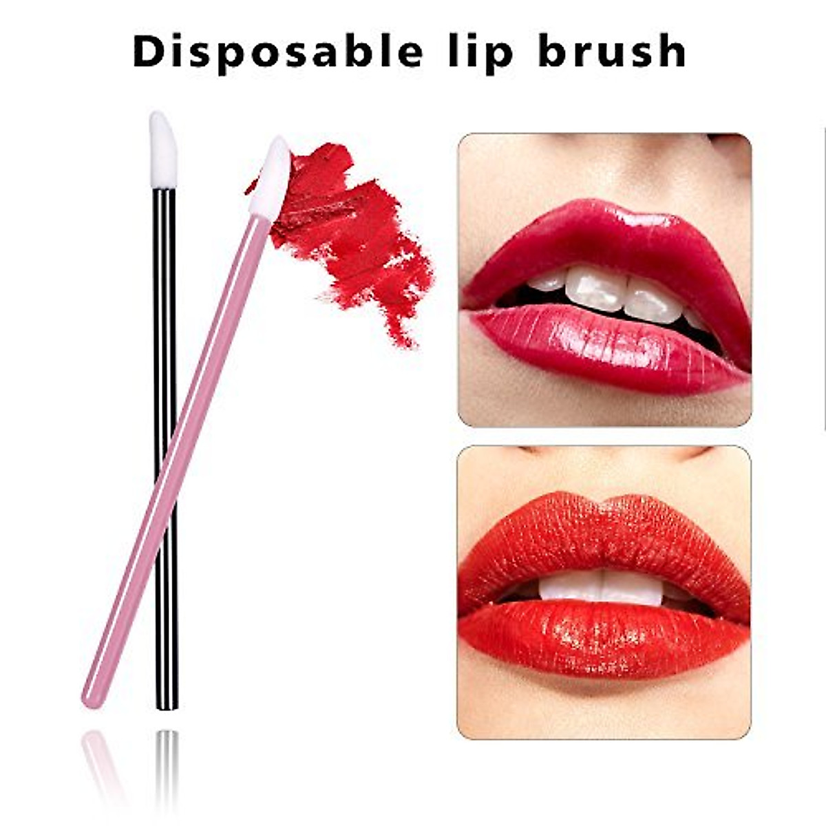 Disposable Mascara Wands Makeup Applicators - Mascara Brushes Lipstick Applicators Eyeliner Brushes BTArtbox 300PCS Makeup Applicators Brushes Tools Kit
