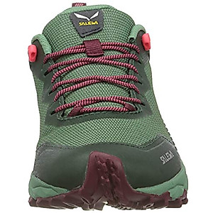 Salewa Women's WS Ultra Train 3 Trail Running Shoes, Duck Green Rhododendon, 7.5