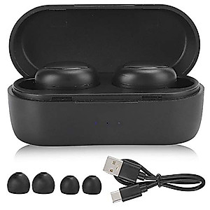 V2 Binaural Wireless Bluetooth Sports Earbud, Portable True Wireless TWS Private Mode Stereo Headphones in Ear Built in Mic Headset with Charging Box 70 Hours Standby for Running, Workout, Gym