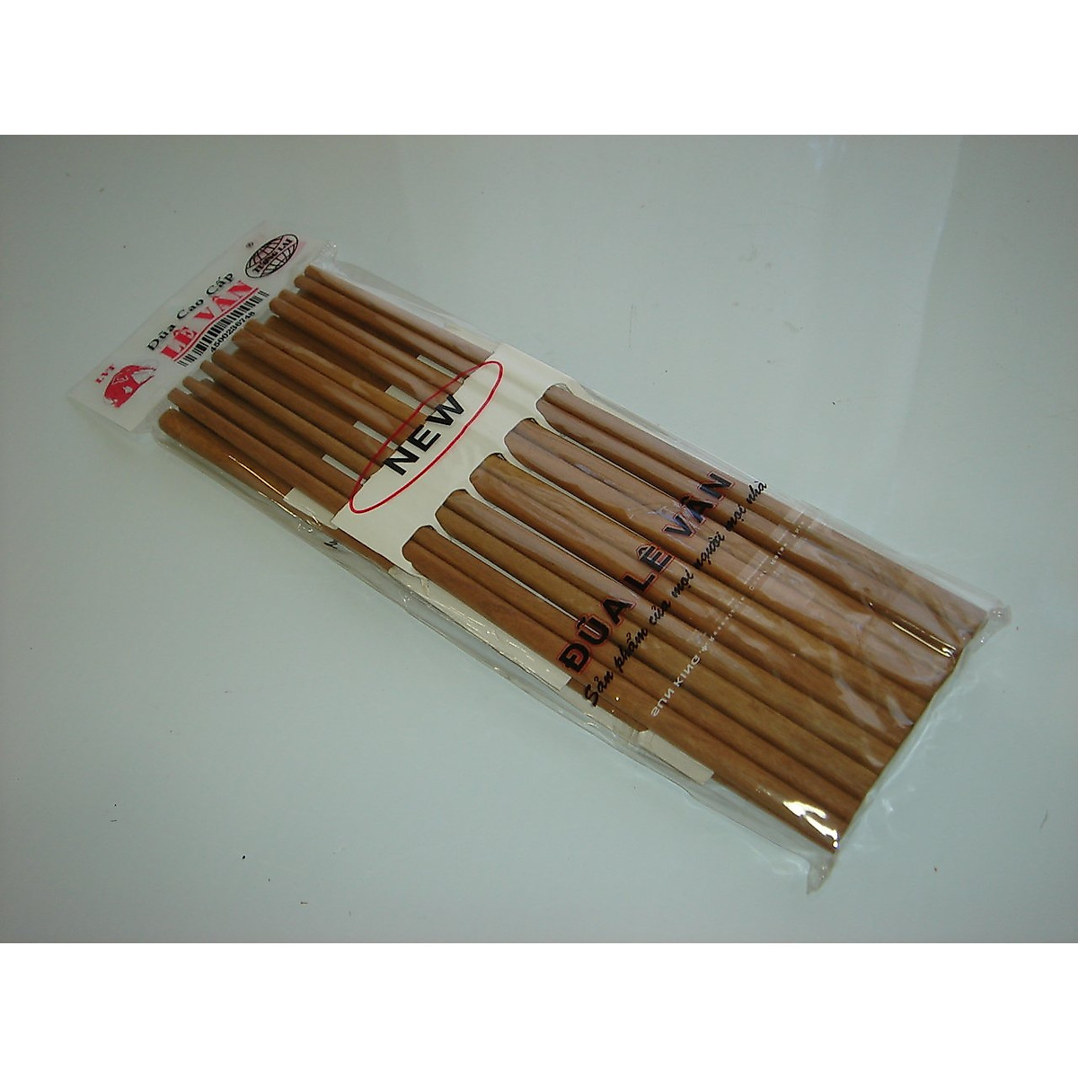 New Le Van Set of 10 Pair Hard Wood Chopsticks