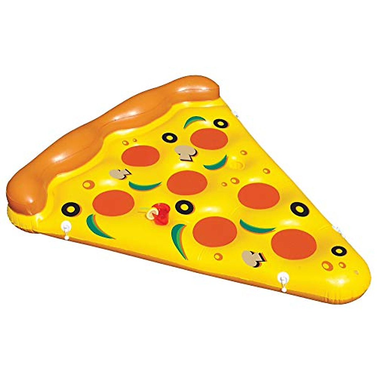 Swimline Giant Inflatable Pizza Slice Float Raft for Lake Beach Pool (3 Pack)