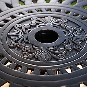 Christopher Knight Home Arlana Outdoor Cast Aluminum Bar Set, 3-Pcs Set, Shiny Copper Finish