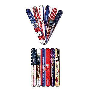 New8Beauty Emery Boards for Nails - Pray for America (36-Pack) - Premium Quality Gift Ideas for Women and Men Stocking Stuffers