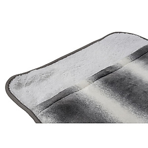 Luxe Heating Pad for Feet | Heated Foot Warmer with Auto Shut Off and 3 Heat Settings | Electric Blanket Toe Warmers for Under Desk or Bed, Grey 22" x 20"