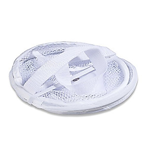 Bathroom Personal Organizer - 8" X 6" - Three Large Compartments to Organize Your Bathroom Accessories. The Shower Caddy Features a Drainage Hole and Carry Handle for Easy Transport. (White)