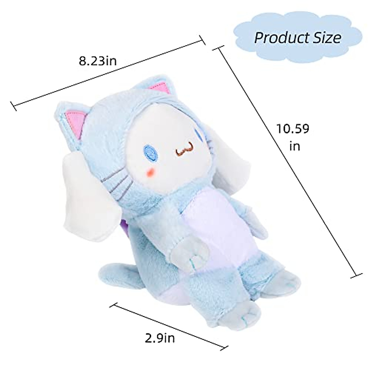 JiYanTang Plush Toys Strawberry Dog Plush Doll Cartoon My Melody Figure Stuffed Dolls Cosplay Cat Plush Toys cinnamoroll