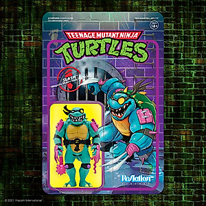 Super7 Teenage Mutant Ninja Turtles Slash 3.75 in Reaction Figure