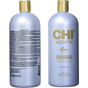 CHI Moisturize It Duo Keratin Shampoo & Conditioner, 32oz