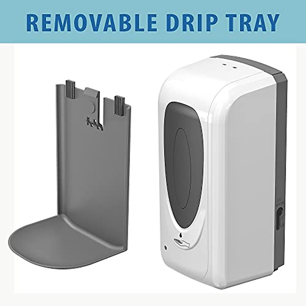 iTouchless Sensor Sanitizer Dispenser with Wall Mount, 1000 ml Capacity, Accommodates Gel, Liquid, Alcohol, Touchless and Automatic for Enhanced Hygiene in Lobbies, Stores, Schools, Healthcare