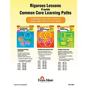 Evan-Moor Text-Based Writing: Common Core Mastery Book, Grade 4