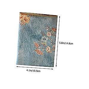 NUSITOU 2pcs Classroom Scrapbook Adjustable Protector Protection Notebook for Cover Reusable Practical Printing Decorative Cloth Paperback Print Planner Covers Anti-wear Journal A Floral