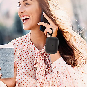 FUNLINK for Airpod Pro Case Cover, [Upgrade Secure Lock] AirPods Pro 1st Generation Case Shockproof Silicone Skin Protective iPod Pro Case with Keychain for Apple Airpods Pro Case 2019