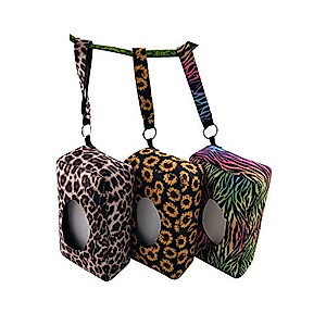 Sunflower Neoprene Wet Tissue Dispenser Case Infant Reusable Stroller Pram Wet Wipes Storage Box Convenient Tissue Case Paper Towel Holder for Travel