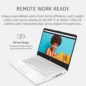 HP 2023 Newest 14" Ultral Light Laptop, for Students and Business, Intel Quad-Core N4120, 8GB RAM, 192GB Storage (64GB eMMC+128GB Micro SD), USB-A&C, Wi-Fi, Webcam, HDMI, 1 Year Office 365, Win11 S