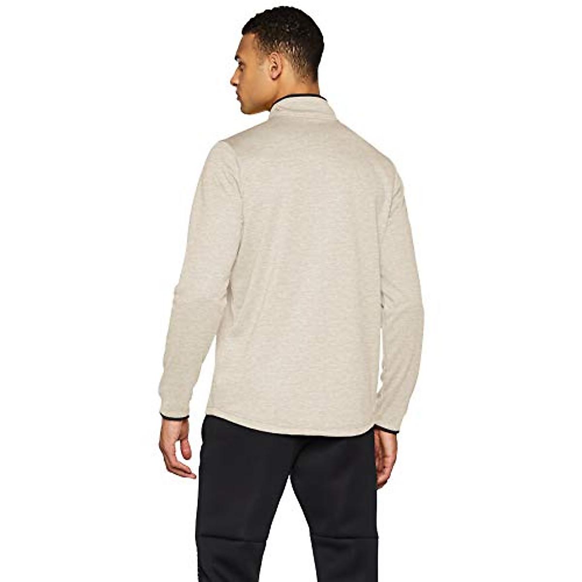 Under Armour Armour Fleece 1/2 Zip, Highland Buff (200)/Black, Small