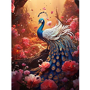 Bimkole 5D Diamond Painting Kits, Full Drill DIY Rhinestone Embroidery Set Paint with Diamonds Art by Number Kits Cross Stitch Home Wall Craft Decoration (12x16 inch)#b11063