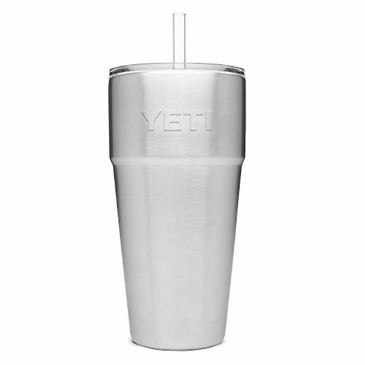 YETI Rambler 26 oz Straw Cup, Vacuum Insulated, Stainless Steel with Straw Lid, Stainless